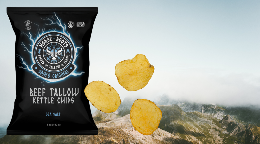 Norse Roots | Beef Tallow Potato Chips | No Seed Oils